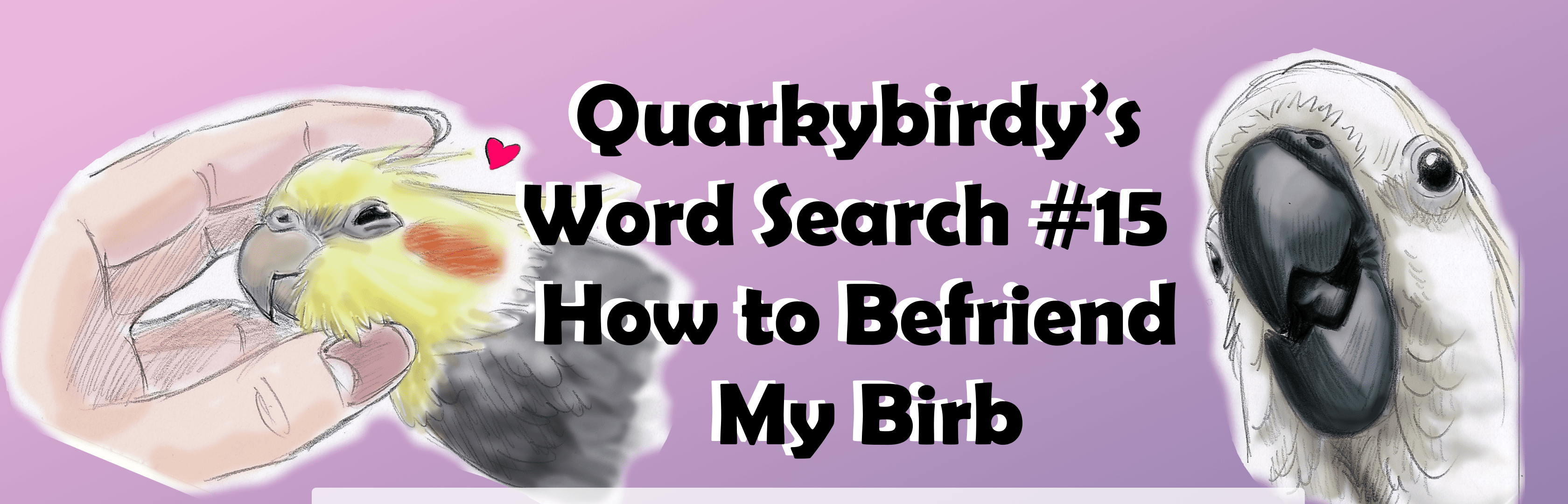 How to Befriend My Birb – Word Search: Feather Fun – The Roost